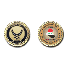 New OIF/Iraq Year of Service Challenge Coins , Military Gifts and more ...