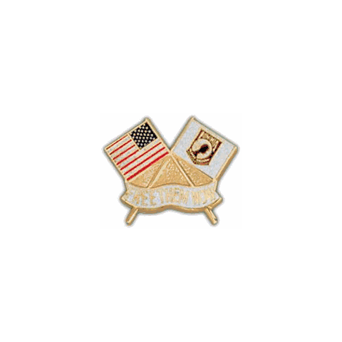 USA/POW Flag Pin - P.O.W. Pins - PriorService.com