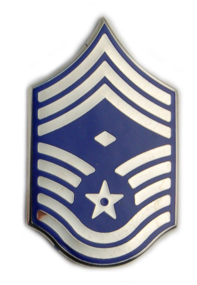 USAF 1st Sergeant E-9 Metal Rank Pair - Air Force Metal Rank Insignia ...