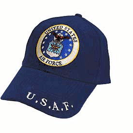 USAF Blue Direct Embroidered Ball Cap - US Air Force Caps ...