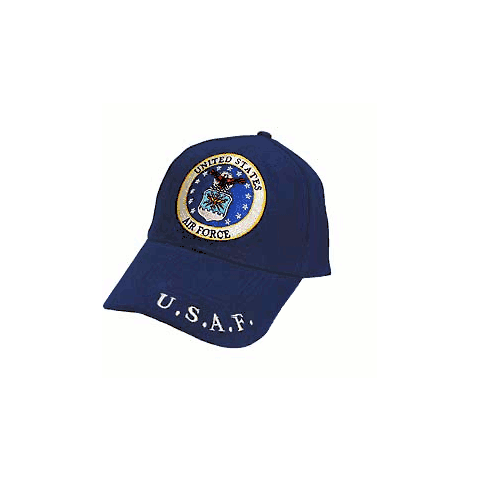USAF Blue Direct Embroidered Ball Cap - US Air Force Caps ...