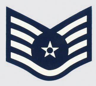 USAF E-5 Staff Sgt. Decal