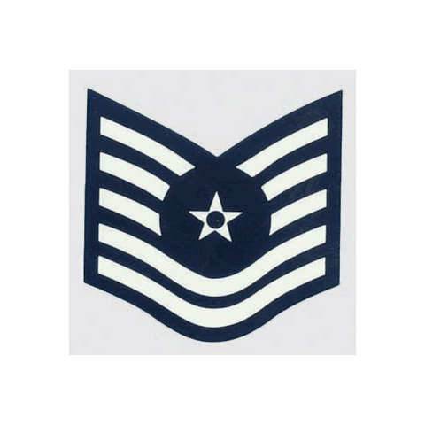 USAF E-6 Tech Sgt. Decal