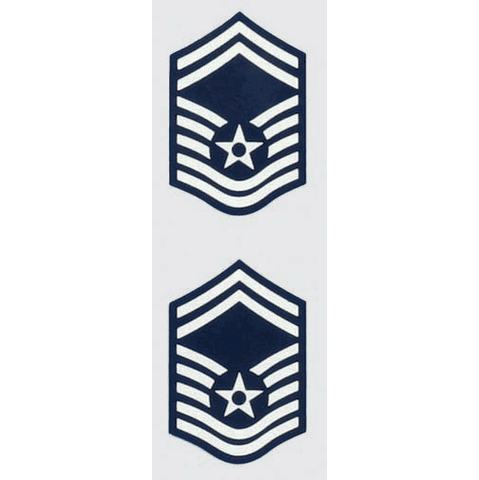 USAF E-8 Senior Sgt. Decal - Air Force Rank Decals - PriorService.com