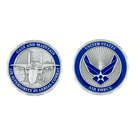 USAF F-15 Challenge Coin - New Challenge Coins - PriorService.com