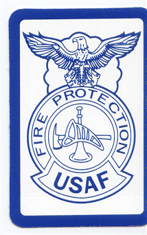 USAF Fire Protection Vinyl Decal - US Air Force Decals - PriorService.com