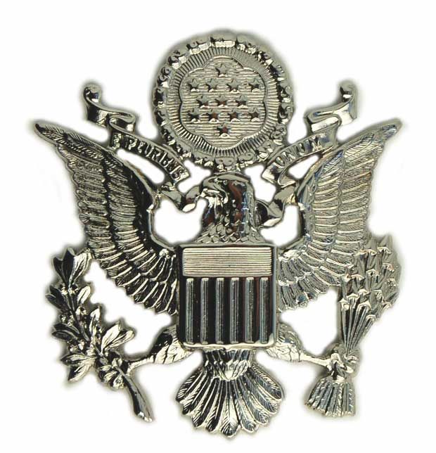 USAF Officer Hat Insignia Badge - Air Force Full Size Insignia ...