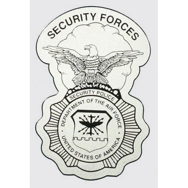 USAF Security Forces Shield Decal - Air Force Command Decals ...