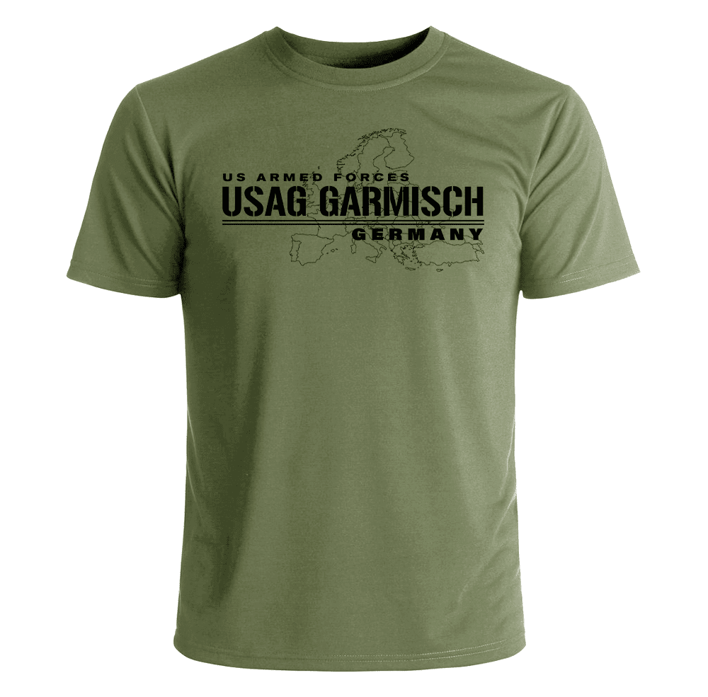 USAG Garmisch Germany T-Shirt - European Duty Station T-Shirts ...
