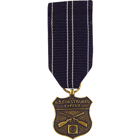 US Coast Guard Expert Rifle Mini Medal