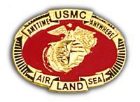 USMC Air, Land, Sea Pin - Marine Corps Pins - PriorService.com