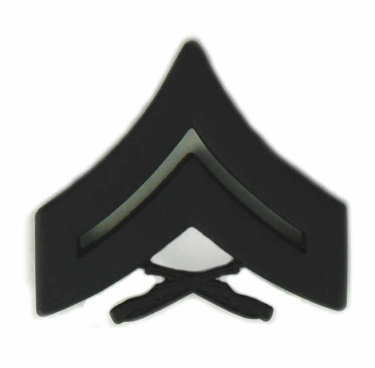 USMC Corporal E-4 Collar Rank - Marine Corps Subdued Collar Rank ...
