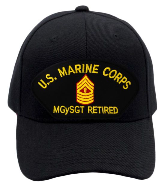 USMC Master Gunnery Sergeant Retired Cap - USMC Enlisted Retired Caps ...