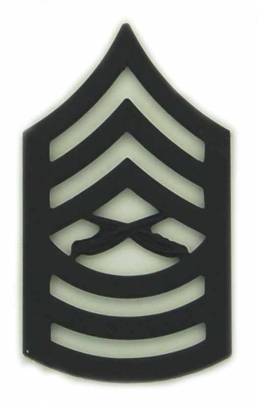 USMC Master Sergeant E-8 Collar Rank Pair - Marine Corps Subdued Collar ...