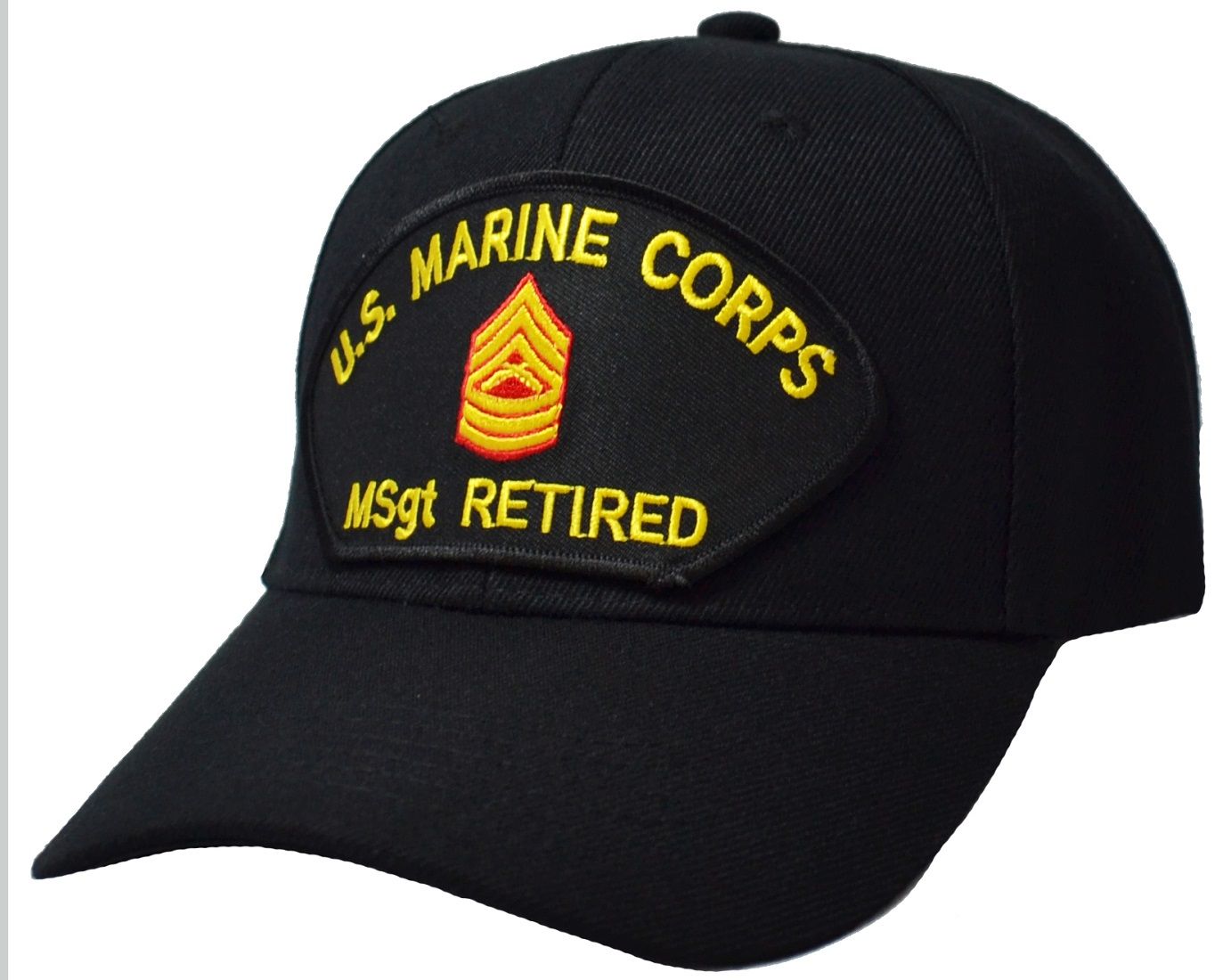 USMC Master Sergeant Retired Cap - USMC Enlisted Retired Caps ...