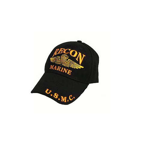 USMC Recon Marine Embroidered Ball Cap - New Embroidered Ball Caps ...