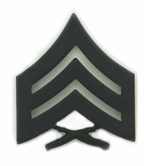 USMC Sergeant E-5 Collar Rank Pair - Marine Corps Subdued Collar Rank ...
