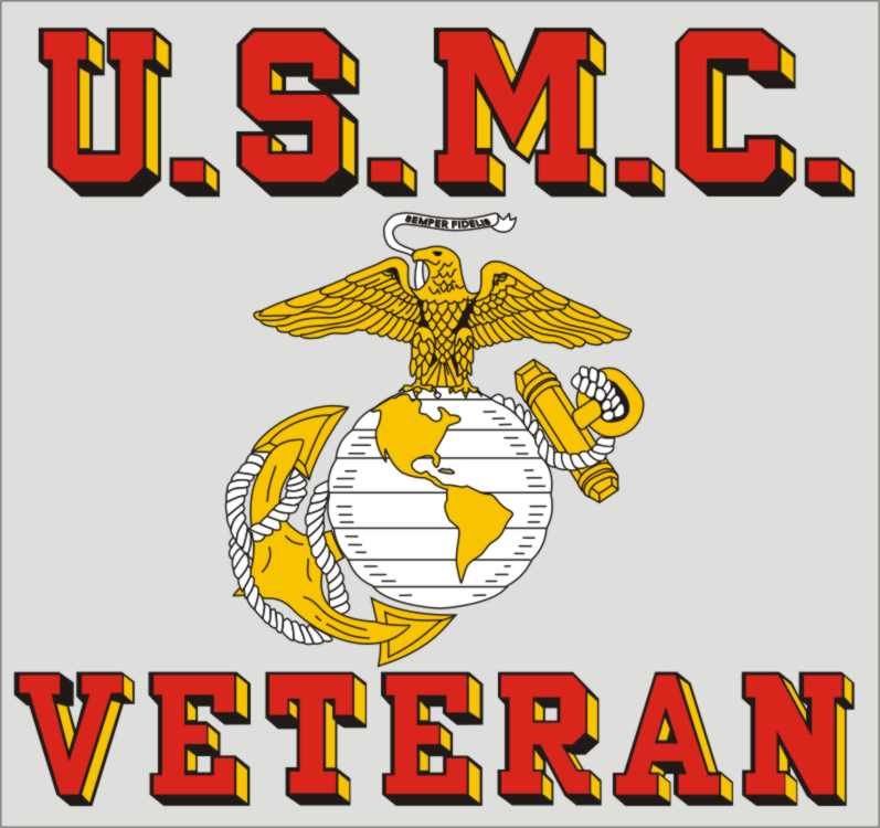 USMC Veteran EGA Decal - New Decals - PriorService.com