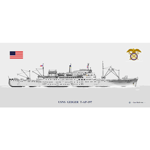USNS Geiger TAP-197 Print - Other Ship Prints - PriorService.com