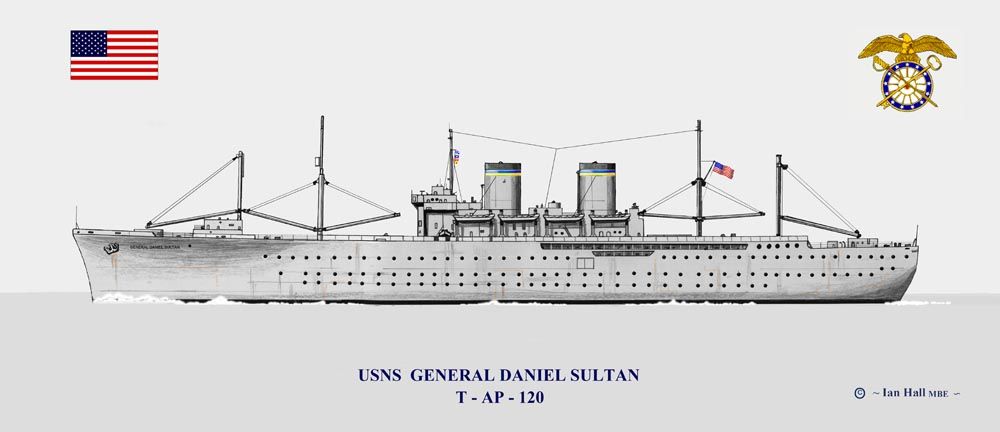 USNS General Daniel Sultan T-AP-120 Ship Print - NEW Ship Prints ...