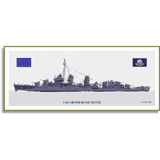 USS Edison DD-439 Print - Destroyers A-F - PriorService.com