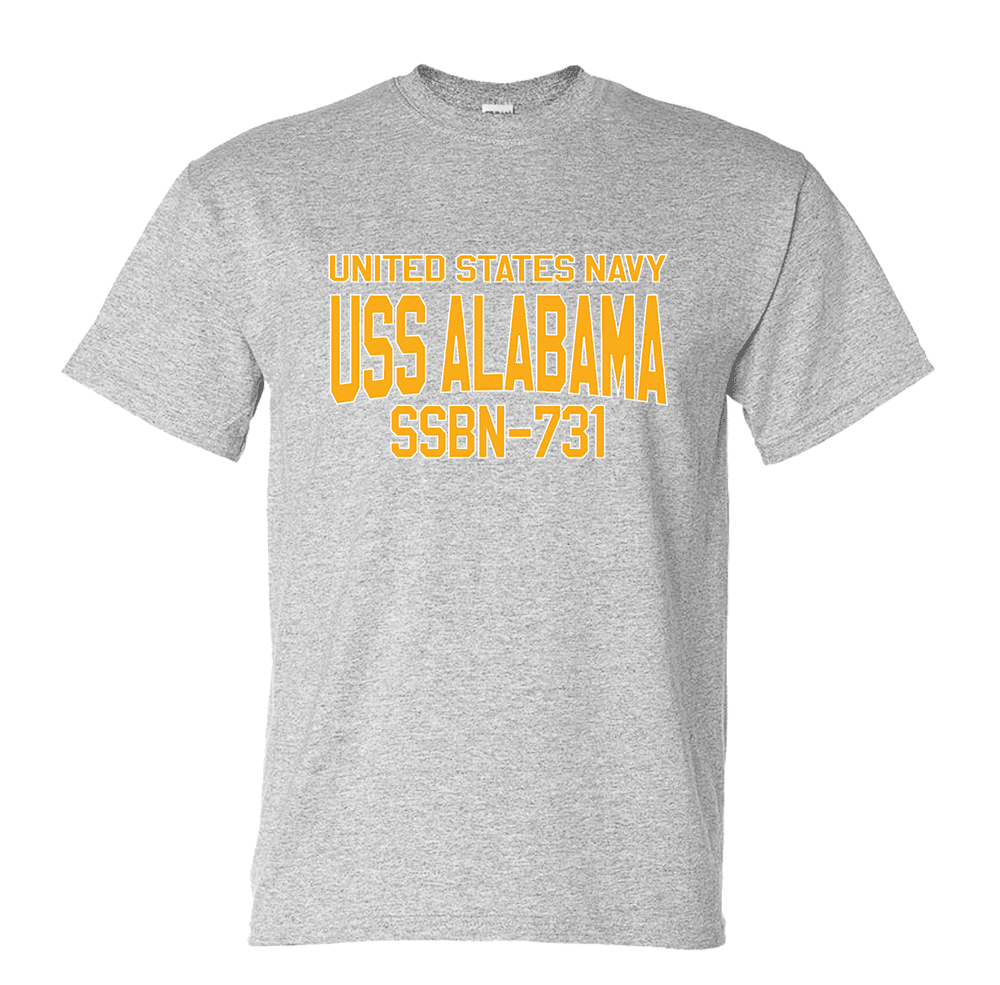 USS Alabama SSBN-731 T-Shirt - New US Navy Submarine T-Shirts ...