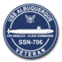 USS Albuquerque SSN-706 Silhouette Veteran Decal - US Navy Submarine ...