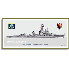 USS Edison DD-439 Print - Destroyers A-F - PriorService.com