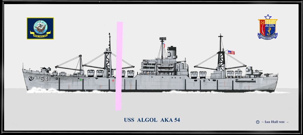 USS Algol AKA-54 Print - Other Ship Prints - PriorService.com