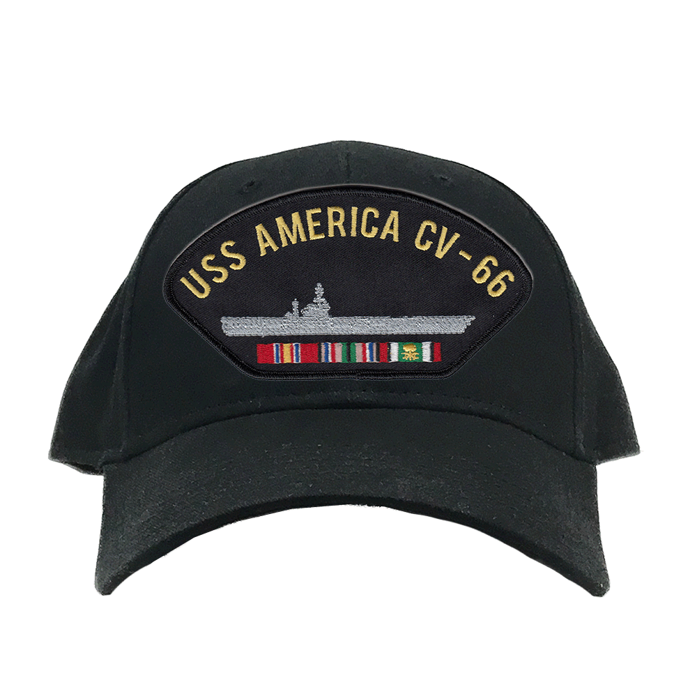 USS America CV-66 Desert Storm Ball Cap - US Navy Aircraft Carrier ...