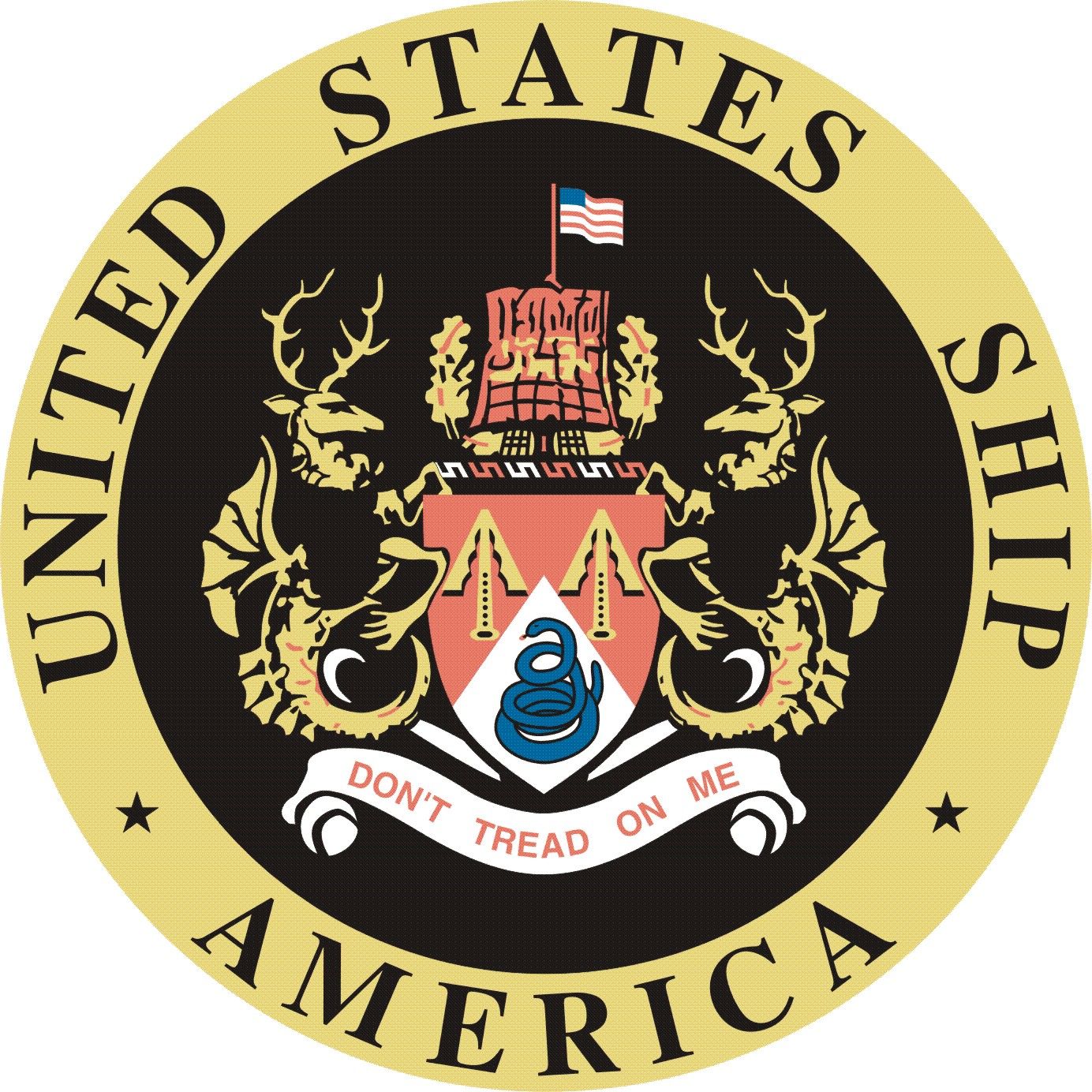 USS America CVA-66 Vinyl Transfer Decal - New US Navy Aircraft Carrier ...