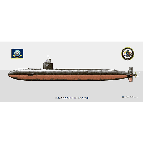 USS Annapolis SSN-760 Print - Submarines A-F - PriorService.com
