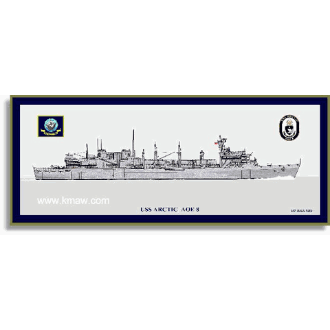 USS Arctic AOE-8 Print - Other Ships A-F - PriorService.com