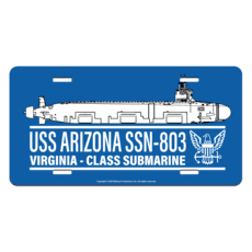 USS Albuquerque SSN-706 License Plate - US Navy Submarine License ...