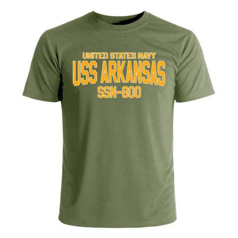 USS Arkansas SSN-800 T-Shirt - New US Navy Submarine T-Shirts ...