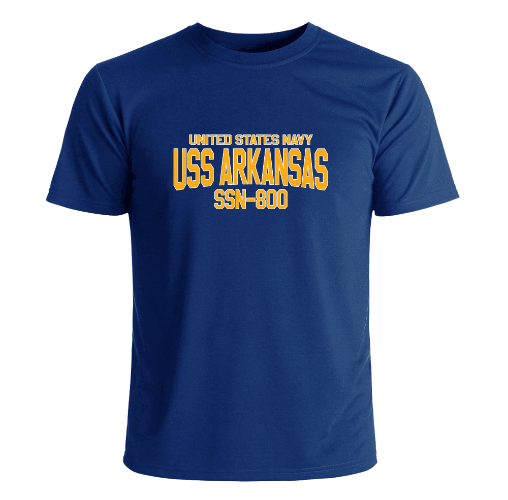 USS Arkansas SSN-800 T-Shirt - New US Navy Submarine T-Shirts ...