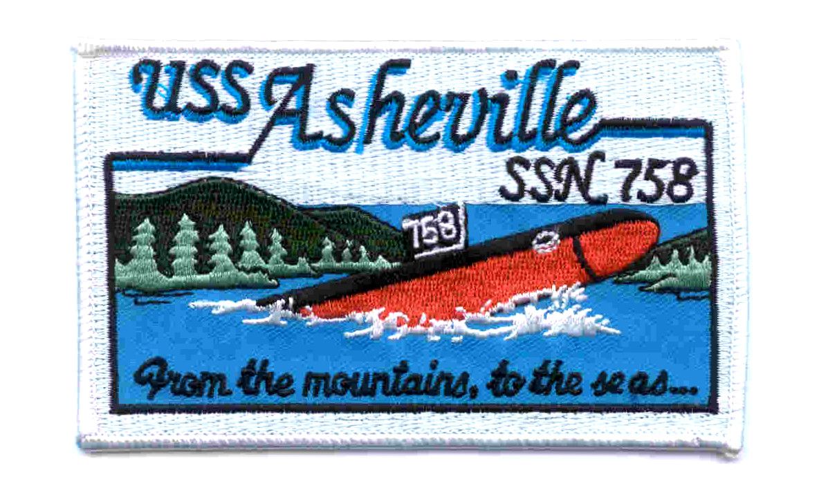 USS Asheville SSN-758 Patch - Submarines 750-799 - PriorService.com