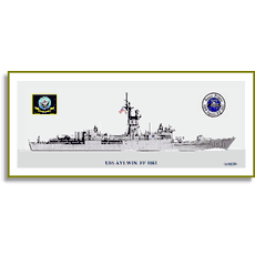 USS Connole FF-1056 Print - Frigates A-F - PriorService.com