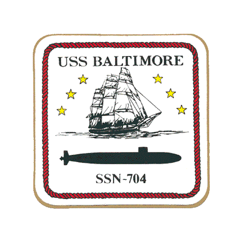 USS Baltimore Shirt - USS Baltimore SSN-704 - PriorService.com