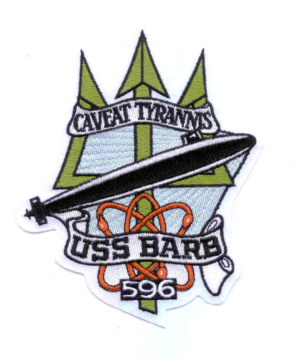 USS Barb SSN-596 Patch - Submarines 500-599 - PriorService.com