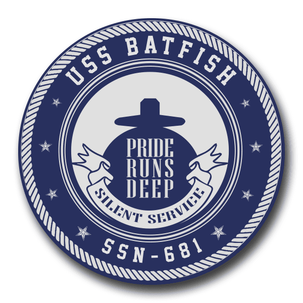 USS Batfish SSN-681 Decal - US Navy Submarine Decals - PriorService.com