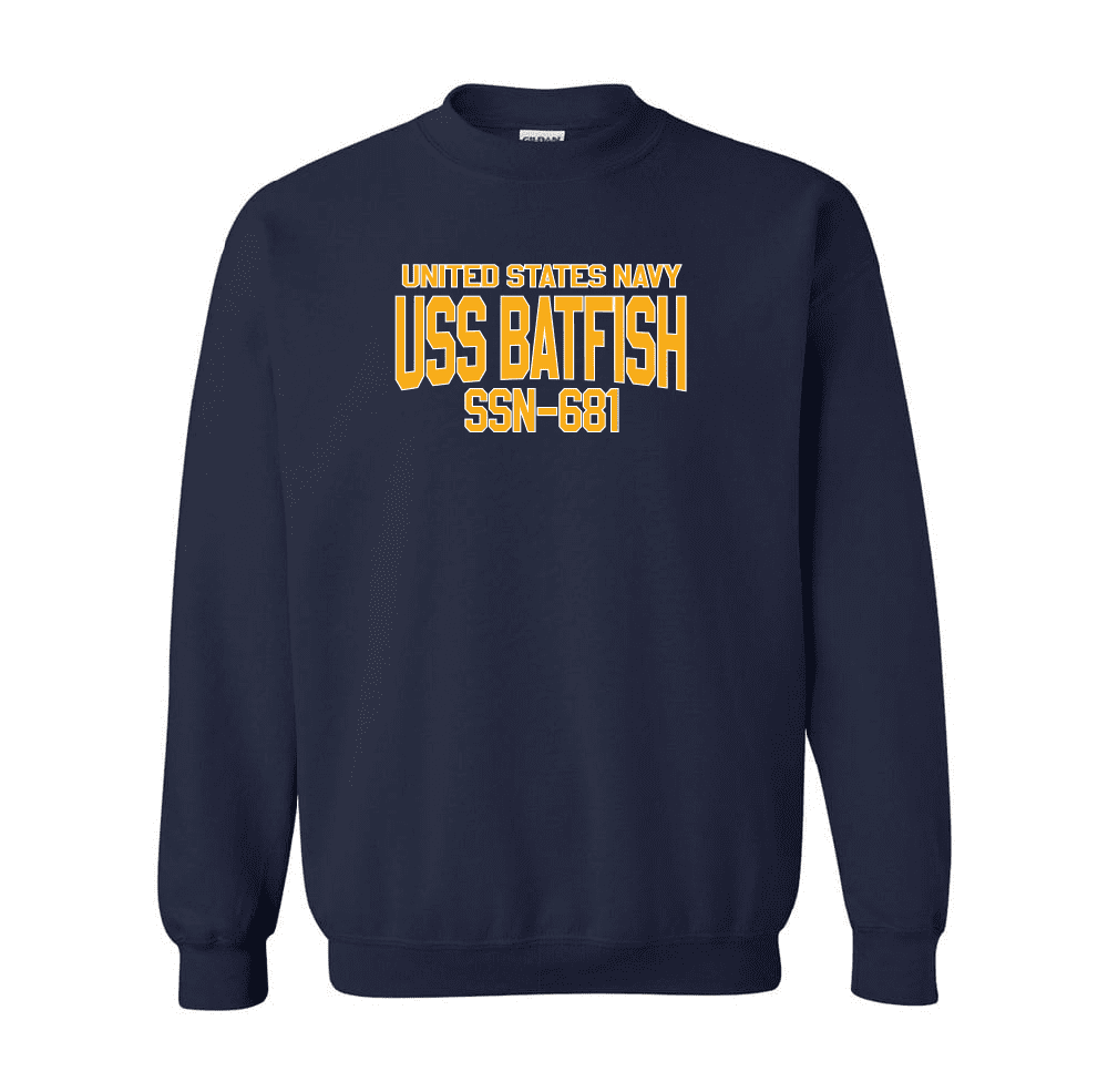USS Batfish SSN-681 Sweatshirt - New US Navy Submarine Sweatshirts ...
