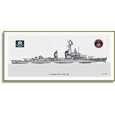USS General William Mitchell T-AP-114 Ship Print - New Ship Prints ...