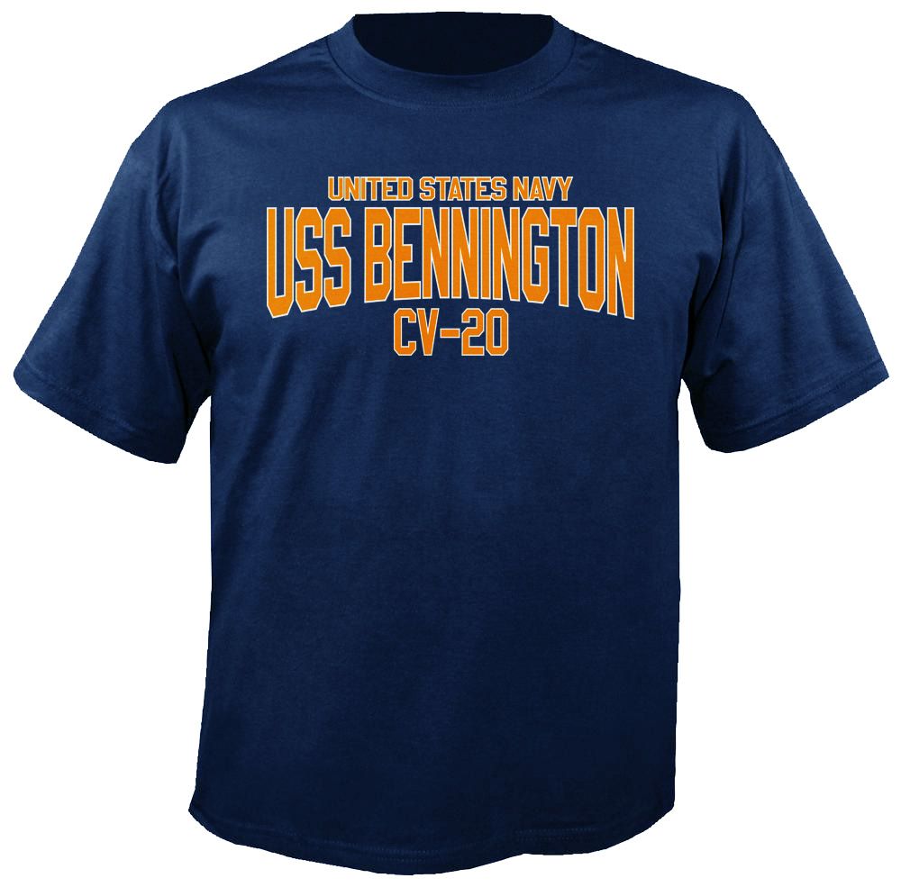USS Bennington CV-20 T-Shirt - US Navy Aircraft Carrier T-Shirts ...