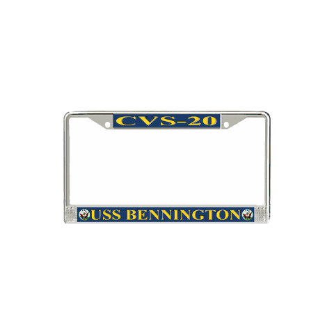 USS Bennington CVS-20 License Plate Frame|Custom Personalized License ...