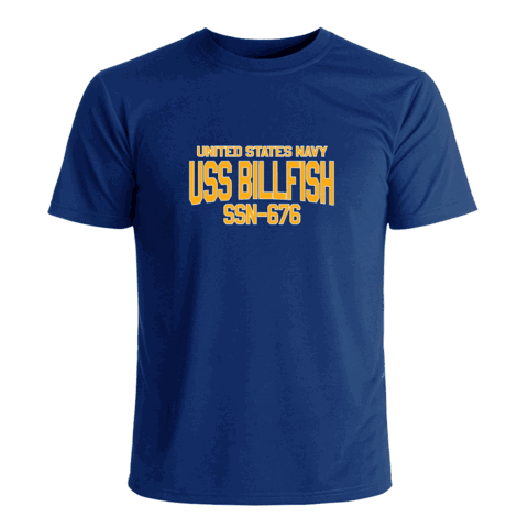 USS Billfish SSN-676 T-Shirt - New US Navy Submarine T-Shirts ...