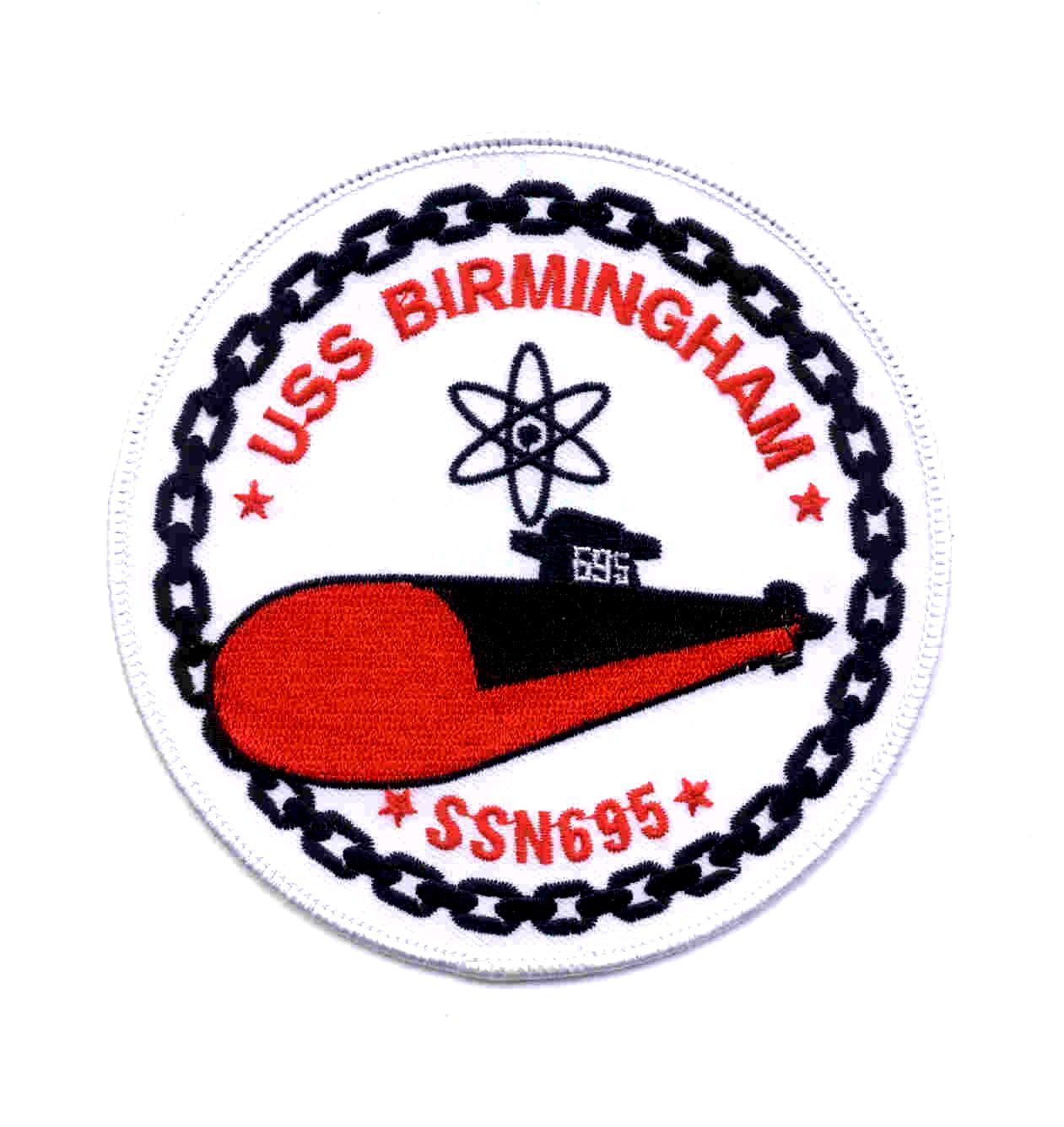 USS Birmingham SSN-695 Patch - Submarines 600-699 - PriorService.com