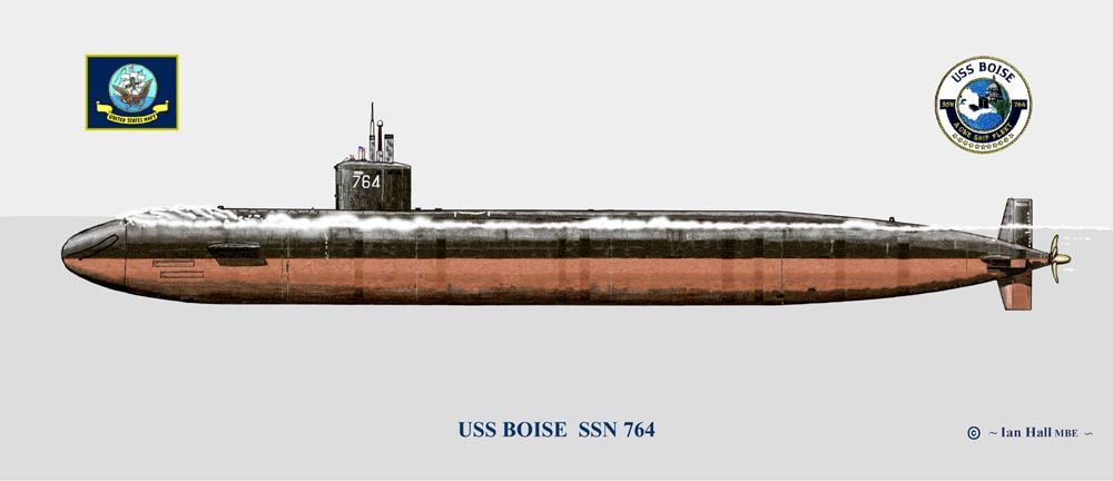 USS Boise SSN 764 Print - Submarines A-F - PriorService.com