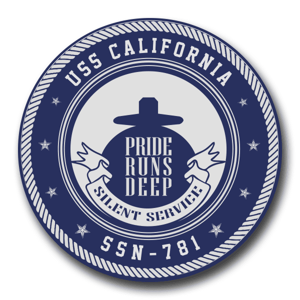 USS California SSN-781 Decal - US Navy Submarine Decals - PriorService.com