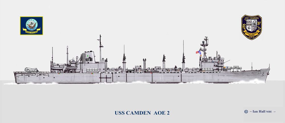USS Camden AOE-2 Print - Other Ships A-F - PriorService.com